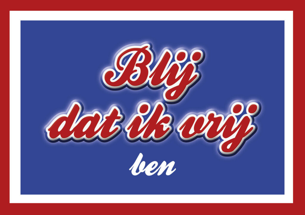 Blij dat ik vrij ben - Boomerang Cards